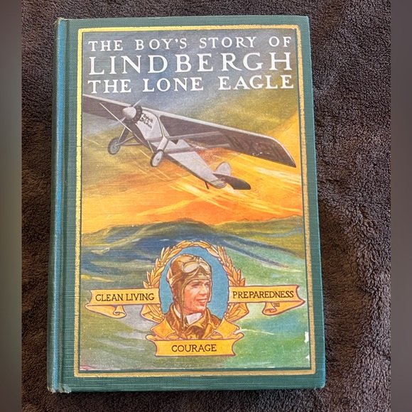 Other | The Boys Story Of Lindbergh The Lone Eagle Book | Poshmark
